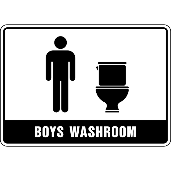 Boys Bathroom Symbol