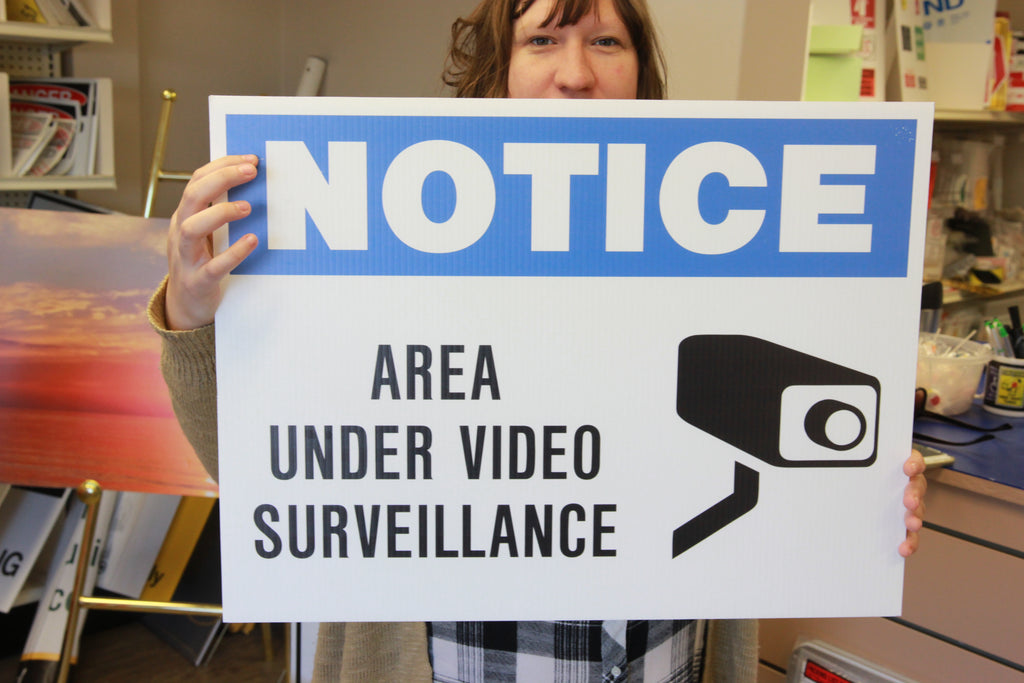 Video Surveillance Signs | Western Safety Sign