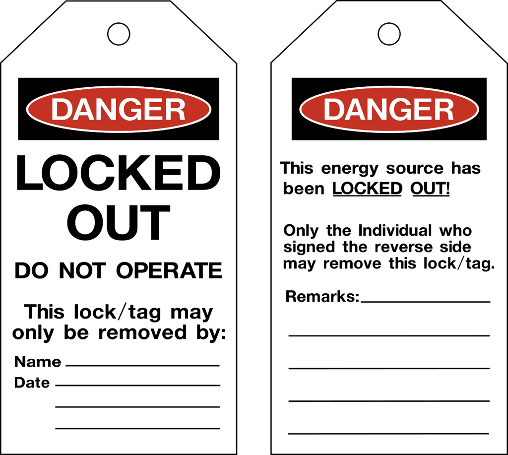 Lockout / Tag Out for Safety | Western Safety Sign