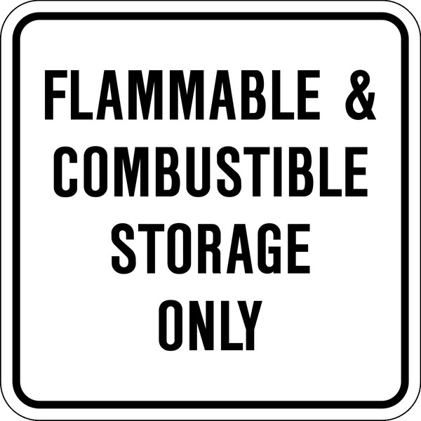 Flammable Storage | Western Safety Sign