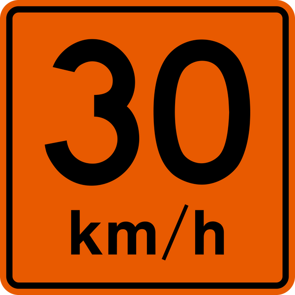 Speed Limit Work Zone Sign | Western Safety Sign