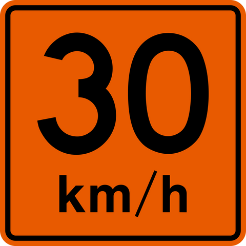 Speed Limit Work Zone Sign | Western Safety Sign