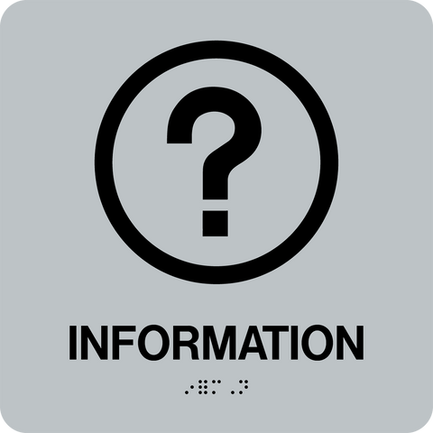 Information Square Braille Sign | Western Safety Sign