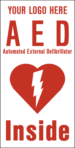 AED Inside A | Western Safety Sign