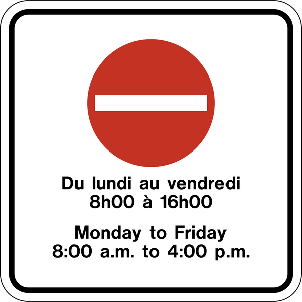 Do Not Enter Bilingual Sign | Western Safety Sign