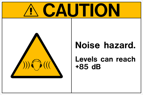 Caution - Noise Hazard | Western Safety Sign