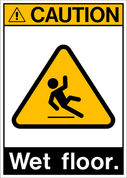 Caution - Wet Floor | Western Safety Sign