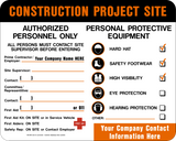 Access Construction Site | Western Safety Sign