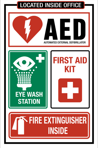 Safety Equipment Location | Western Safety Sign