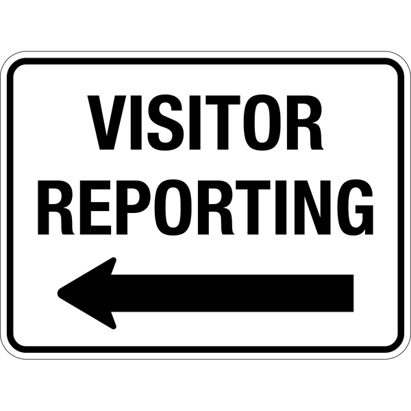 Visitor Reporting | Western Safety Sign