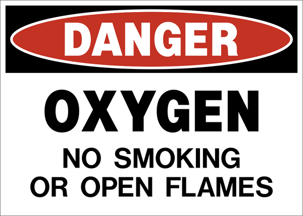 Danger - Oxygen | Western Safety Sign
