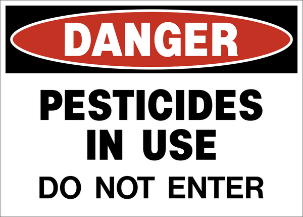 Danger - Pesticides | Western Safety Sign