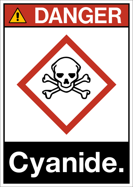 Danger - Cyanide | Western Safety Sign