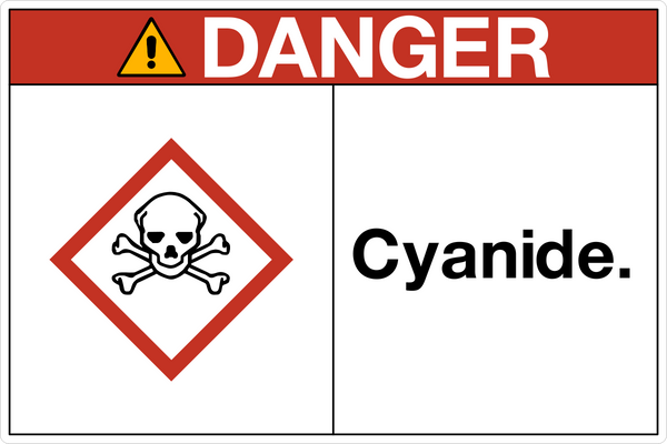 Danger - Cyanide | Western Safety Sign