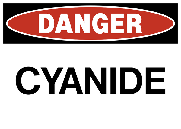 Danger - Cyanide | Western Safety Sign