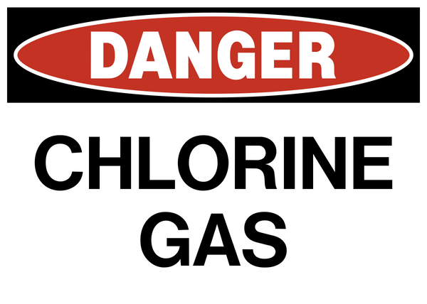 Danger - Chlorine Gas | Western Safety Sign