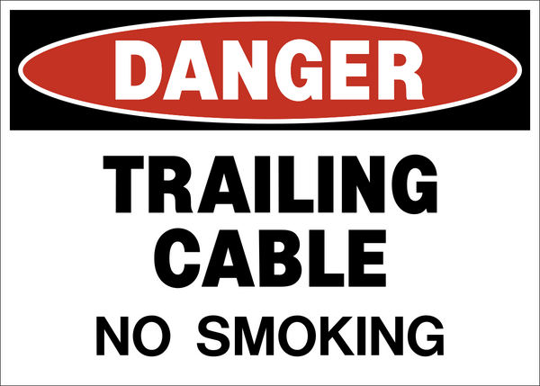 Danger - Trailing Cable | Western Safety Sign