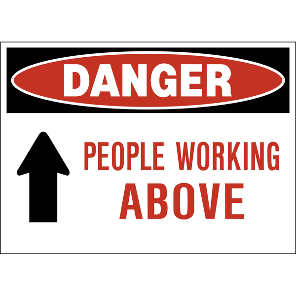 Danger - People Working Above – Western Safety Sign