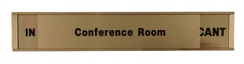 Door Name Slider Signs | Western Safety Sign