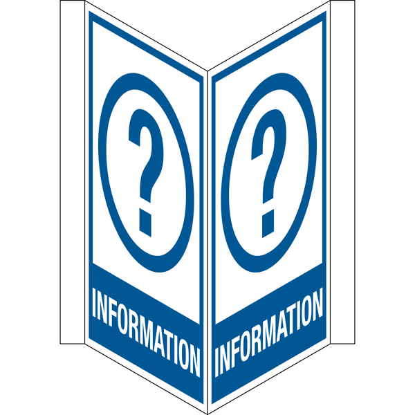 Information V-Shape Projection Sign | Western Safety Sign