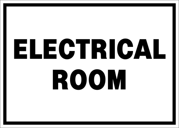 Electrical Room | Western Safety Sign