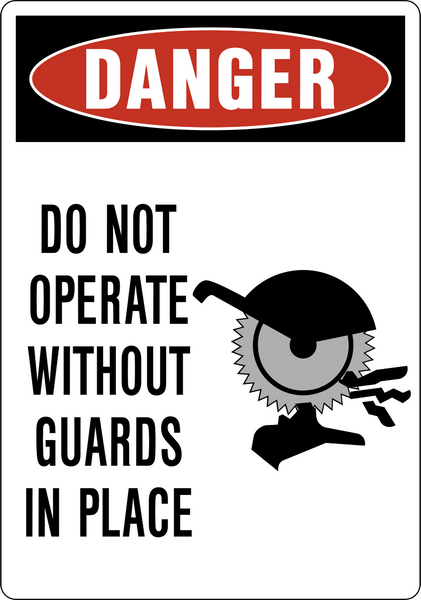 Danger - Guard Use | Western Safety Sign