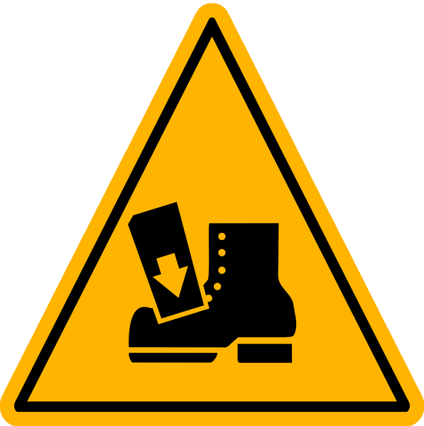 Caution - Drop Hazard | Western Safety Sign