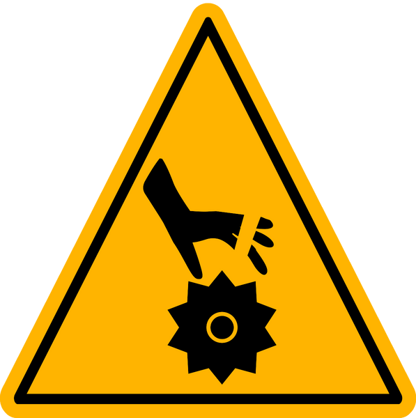 Caution - Moving Parts | Western Safety Sign