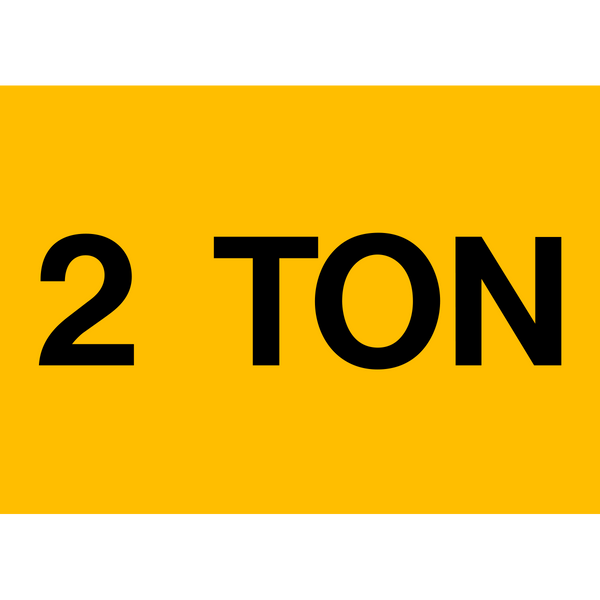 Load Capacity | Western Safety Sign