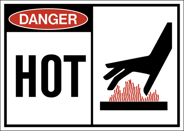 Danger - Hot A | Western Safety Sign