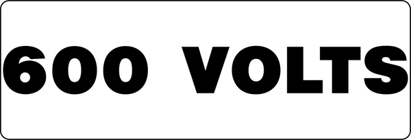 Voltage Amount | Western Safety Sign