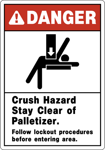 Danger - Crush Hazard | Western Safety Sign