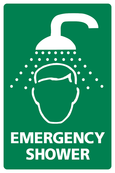 Emergency Shower – Western Safety Sign