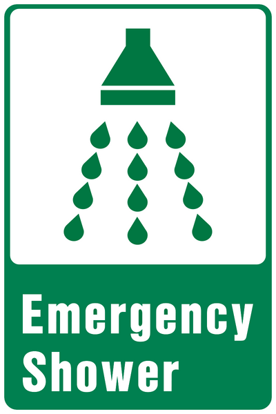 Emergency Shower A | Western Safety Sign