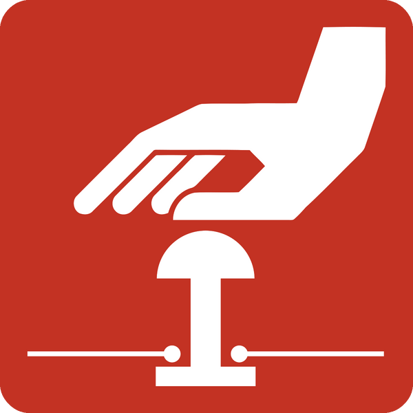 Emergency Shut Down Pictogram | Western Safety Sign