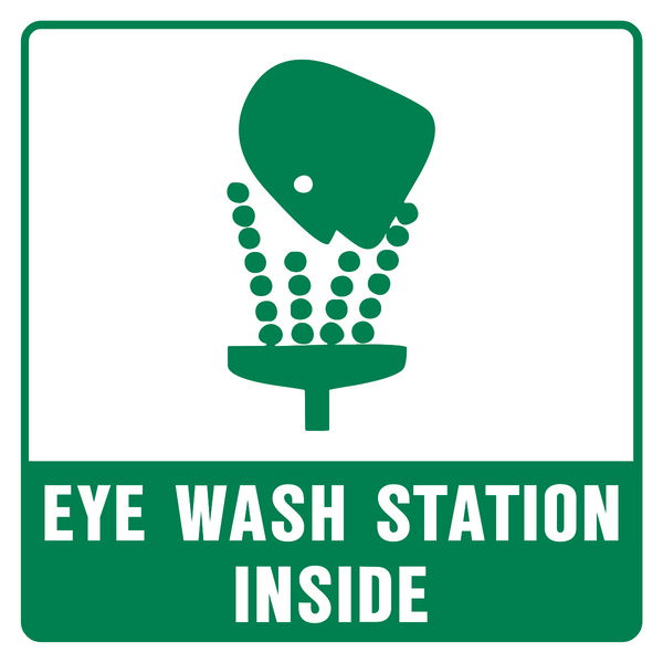 Eye Wash Station Inside-B | Western Safety Sign