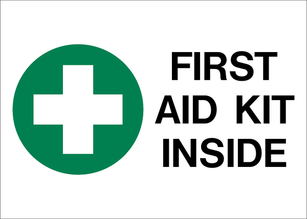 First Aid Kit Inside A | Western Safety Sign