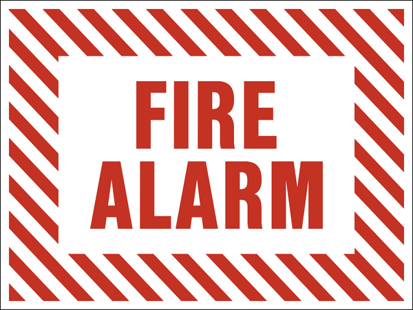Fire Alarm | Western Safety Sign