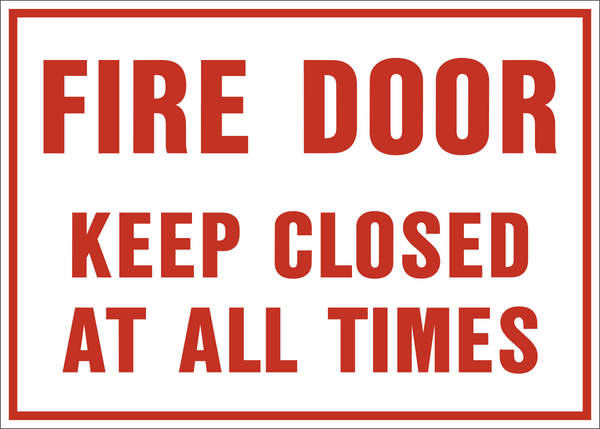 Fire Door A | Western Safety Sign