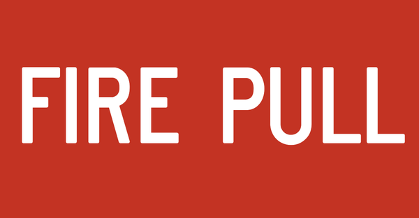Fire Pull | Western Safety Sign