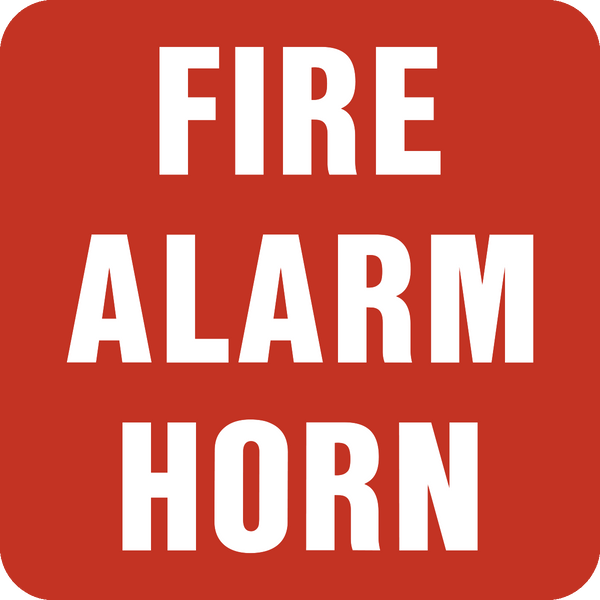 Fire Alarm Horn | Western Safety Sign