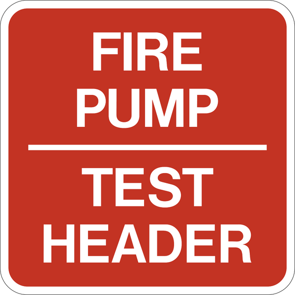 Fire Pump | Western Safety Sign