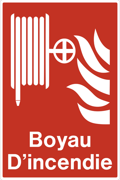 Fire Hose French | Western Safety Sign