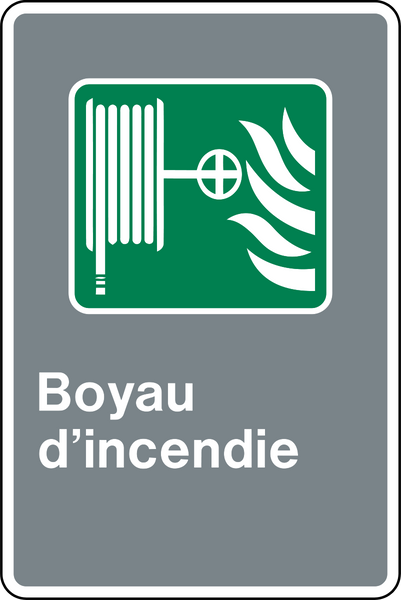 Fire Hose French – Western Safety Sign