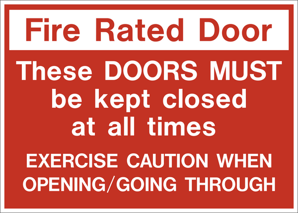 Fire Door | Western Safety Sign