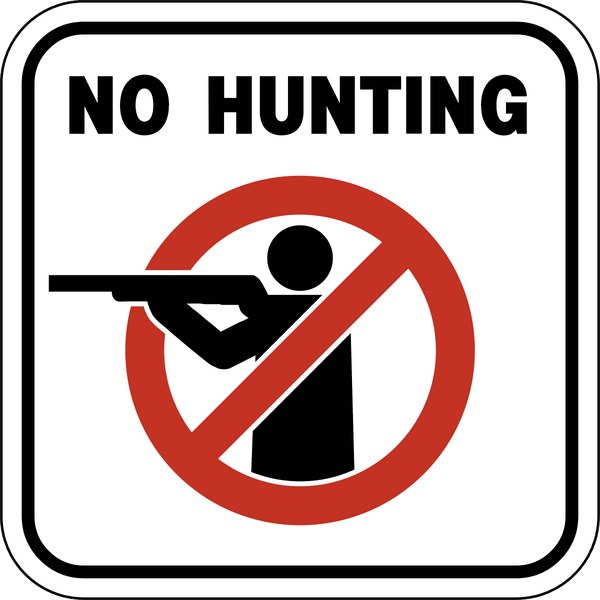 No Hunting | Western Safety Sign