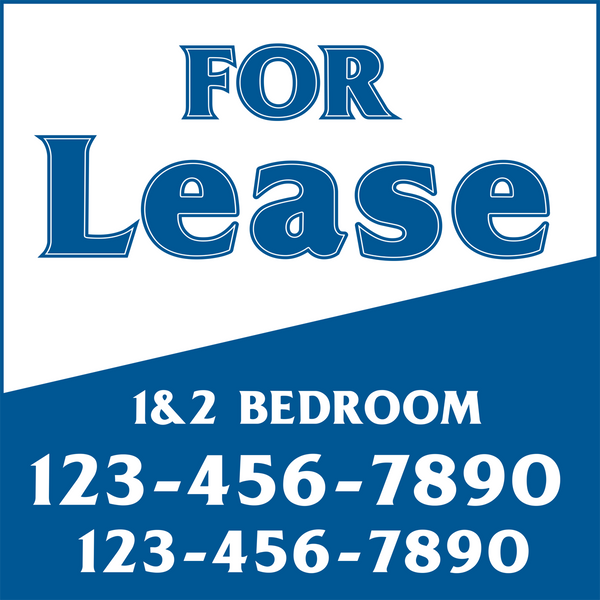 Lease – Western Safety Sign