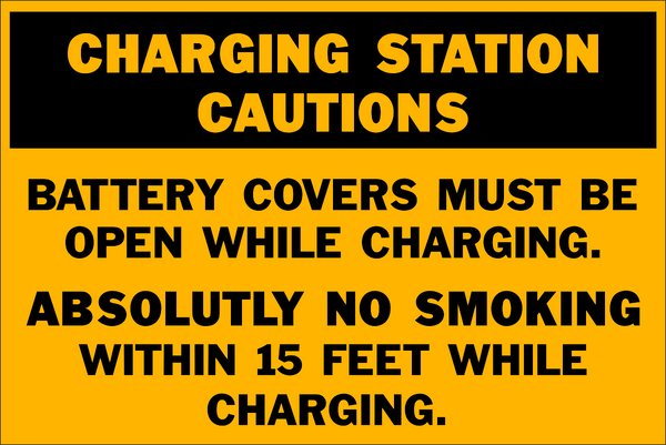 Charging Station | Western Safety Sign