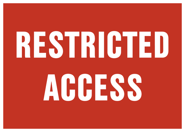 Restricted Access Png