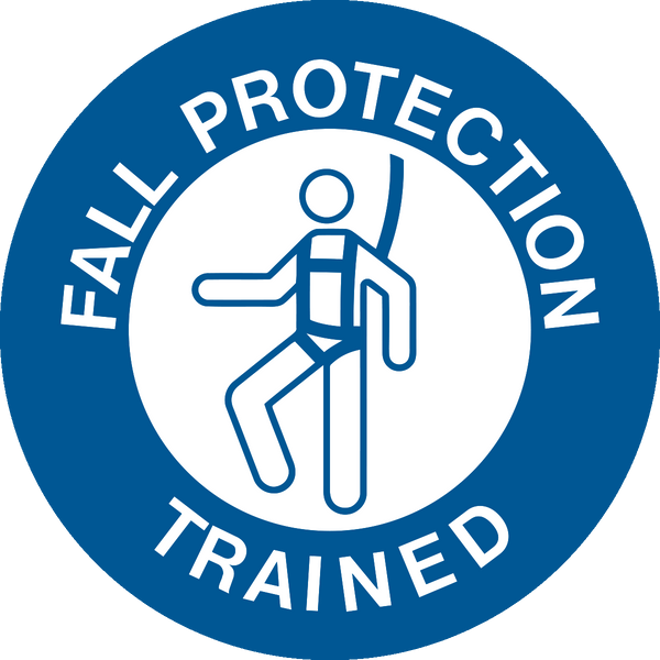 Fall Protection Trained | Western Safety Sign